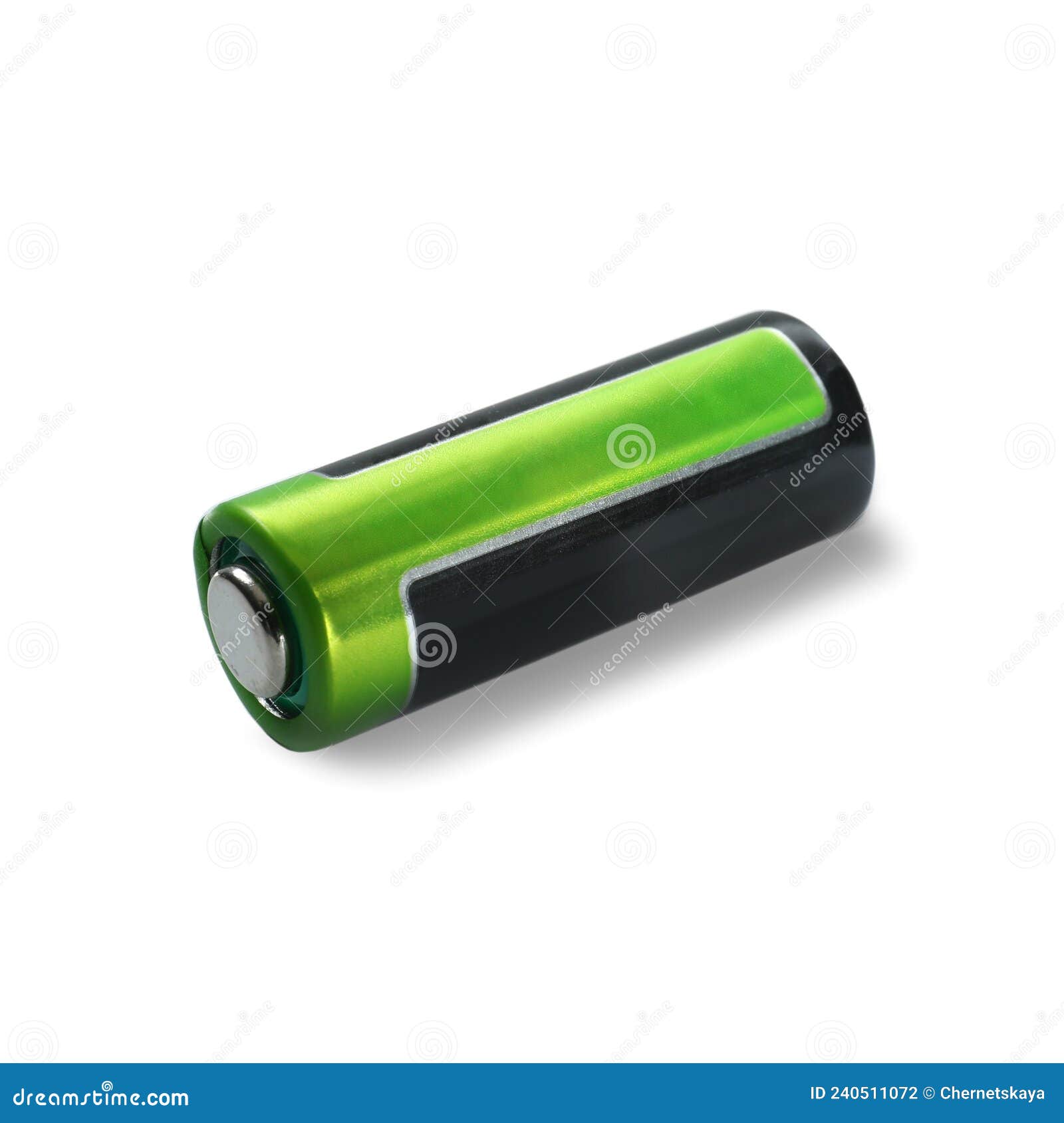 New N Battery Isolated on White. Dry Cell Stock Photo - Image of ...