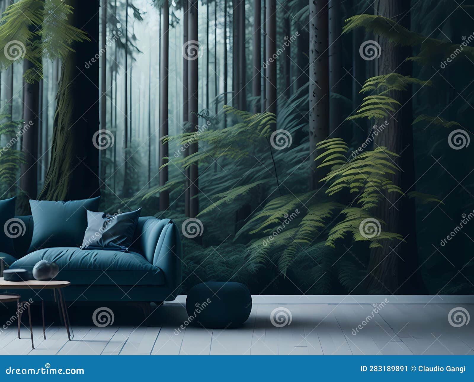 New Naturalism Design Marries Simple Surfaces Stock Image ...