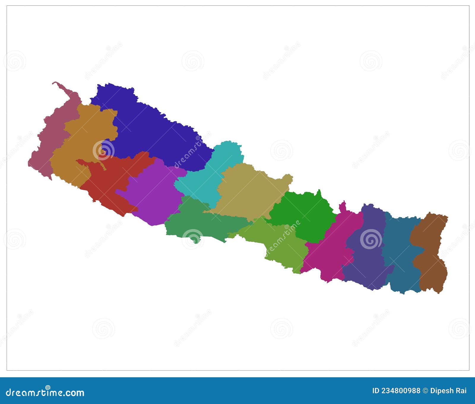 Maps Of Nepal | Detailed Map Of Nepal Stock Photo | CartoonDealer.com ...