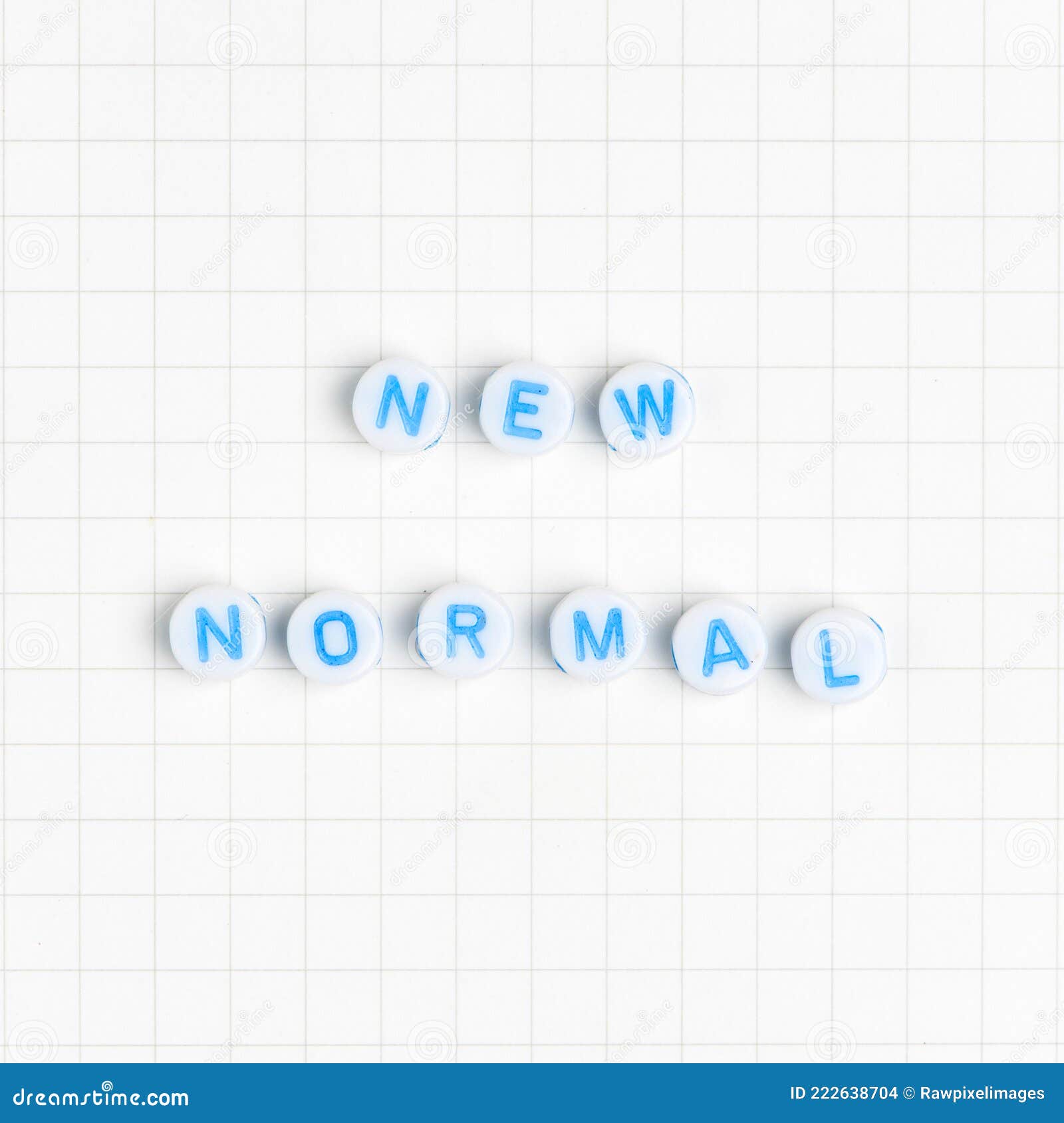 `New Norma` Word On Wood Block Concept With Black Background. Royalty ...