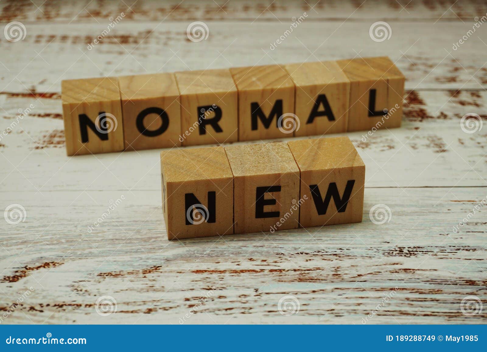 New Normal Alphabet Letter on Wooden Background Stock Image - Image of ...