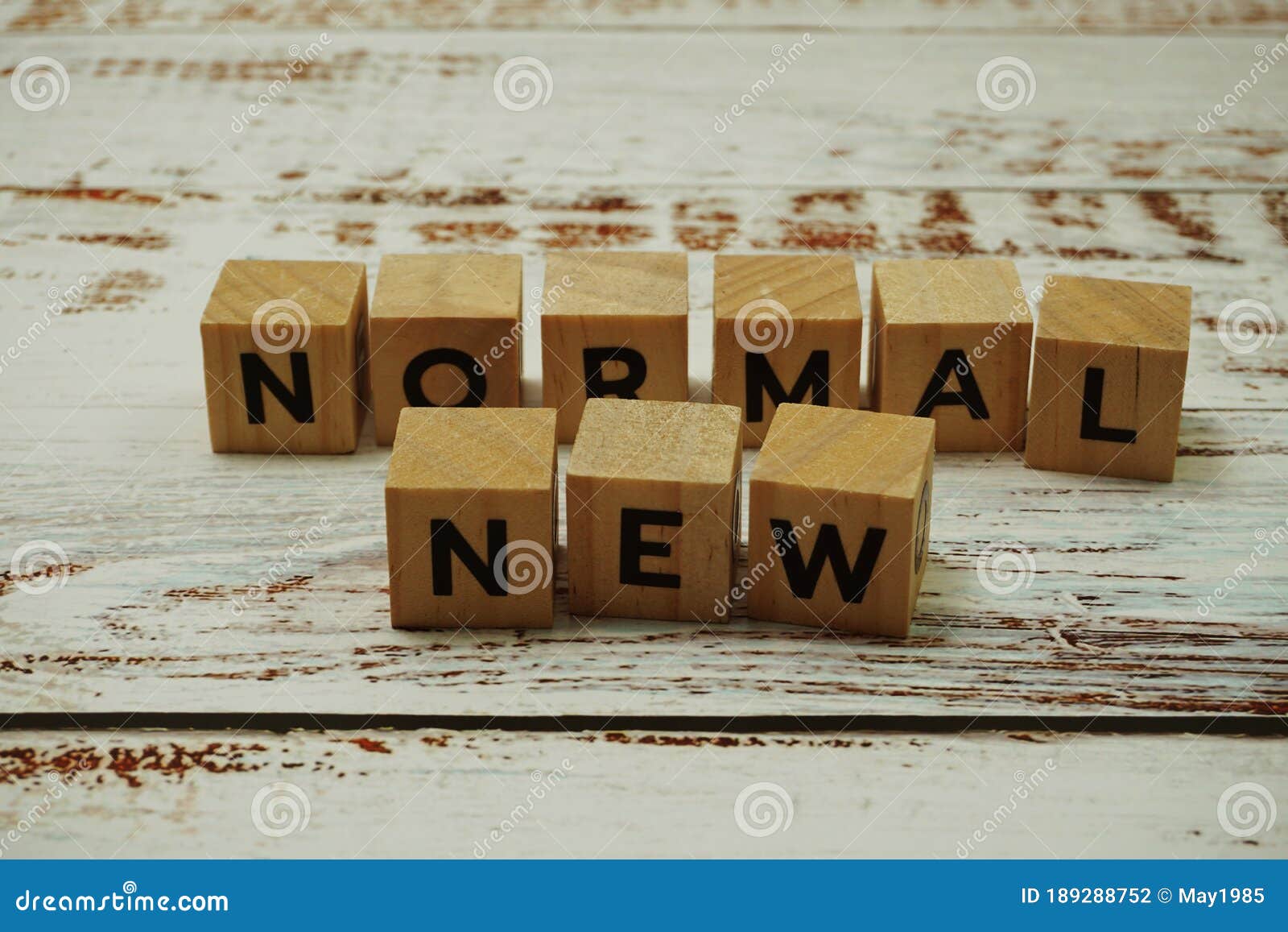 New Normal Alphabet Letter on Wooden Background Stock Photo - Image of ...