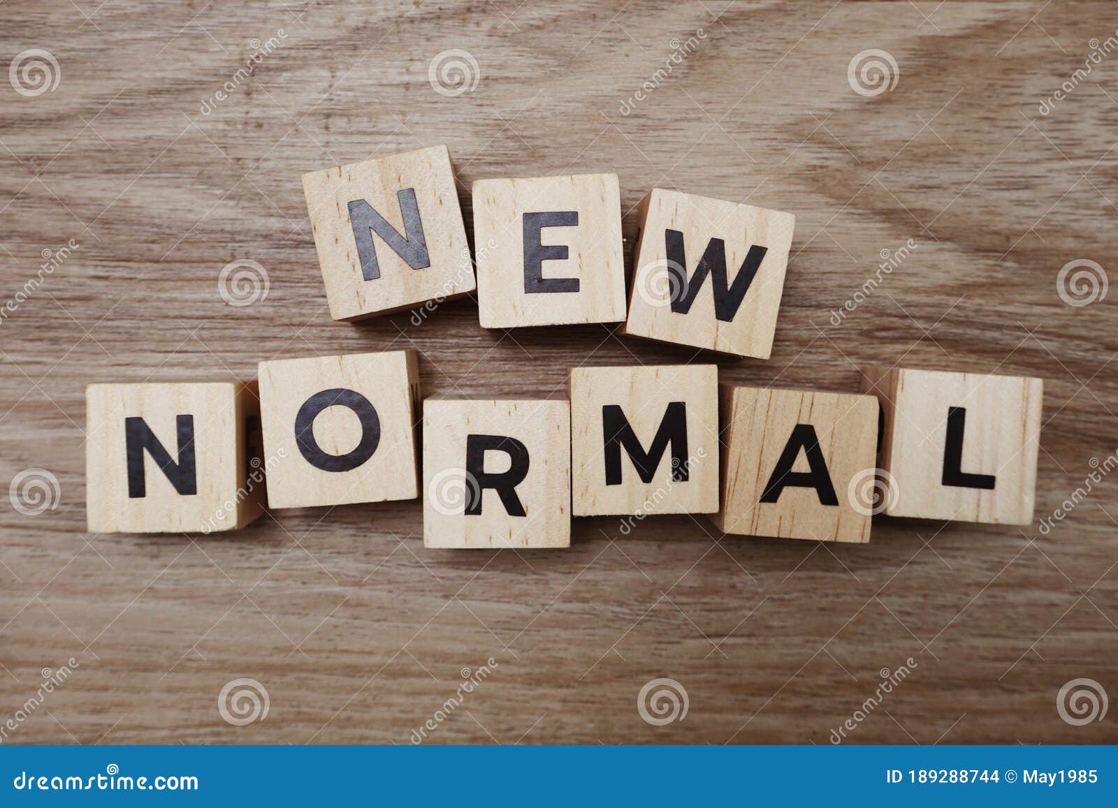 New Normal Alphabet Letters on Wooden Background Stock Photo - Image of ...