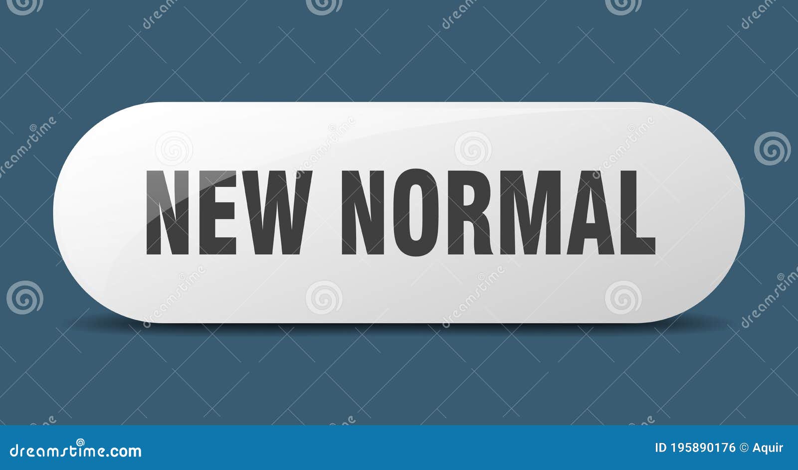New Normal Button. New Normal Sign. Key. Push Button Stock Vector ...