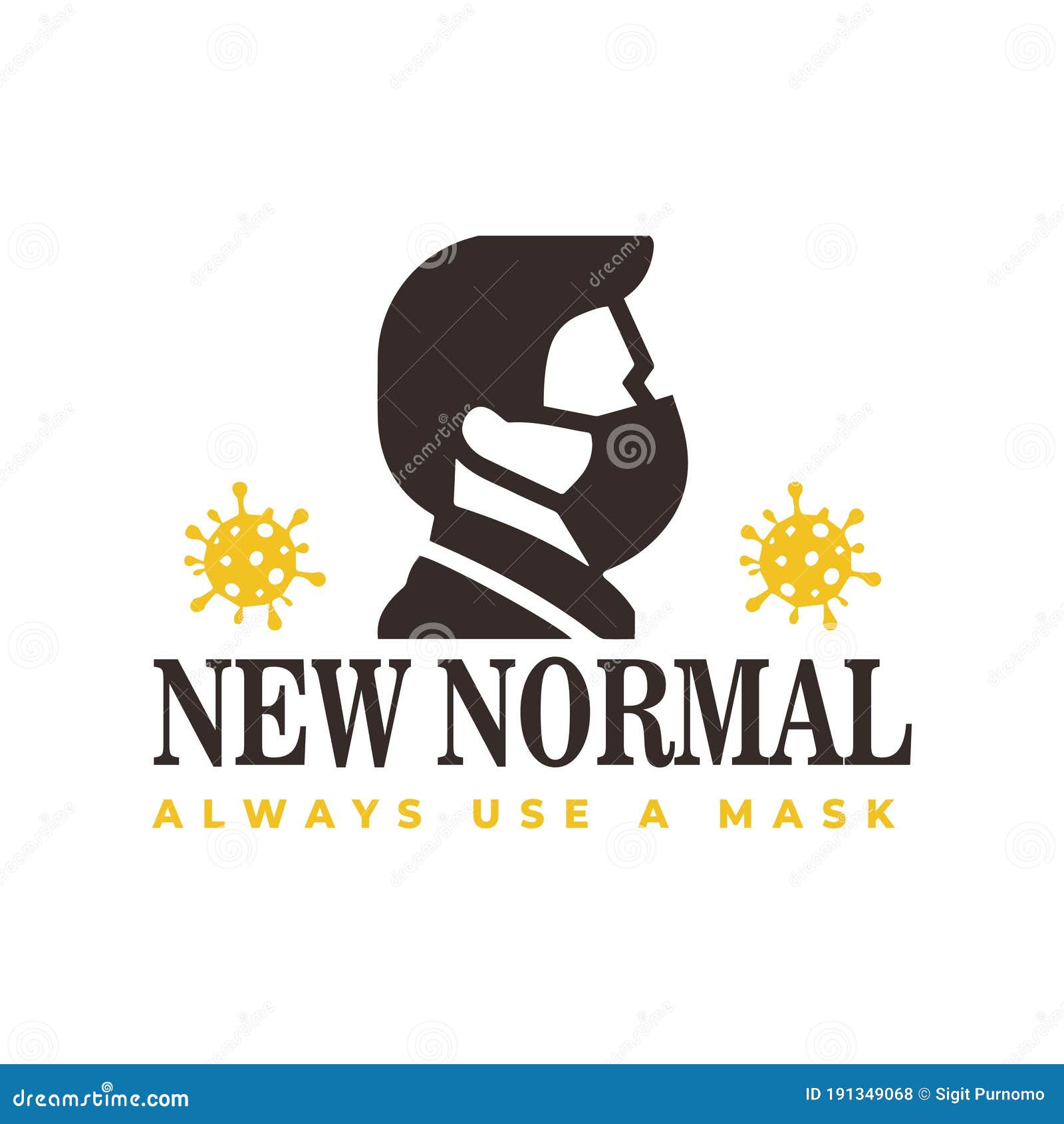 New Normal Concept Icon Illustration Stock Vector - Illustration of ...
