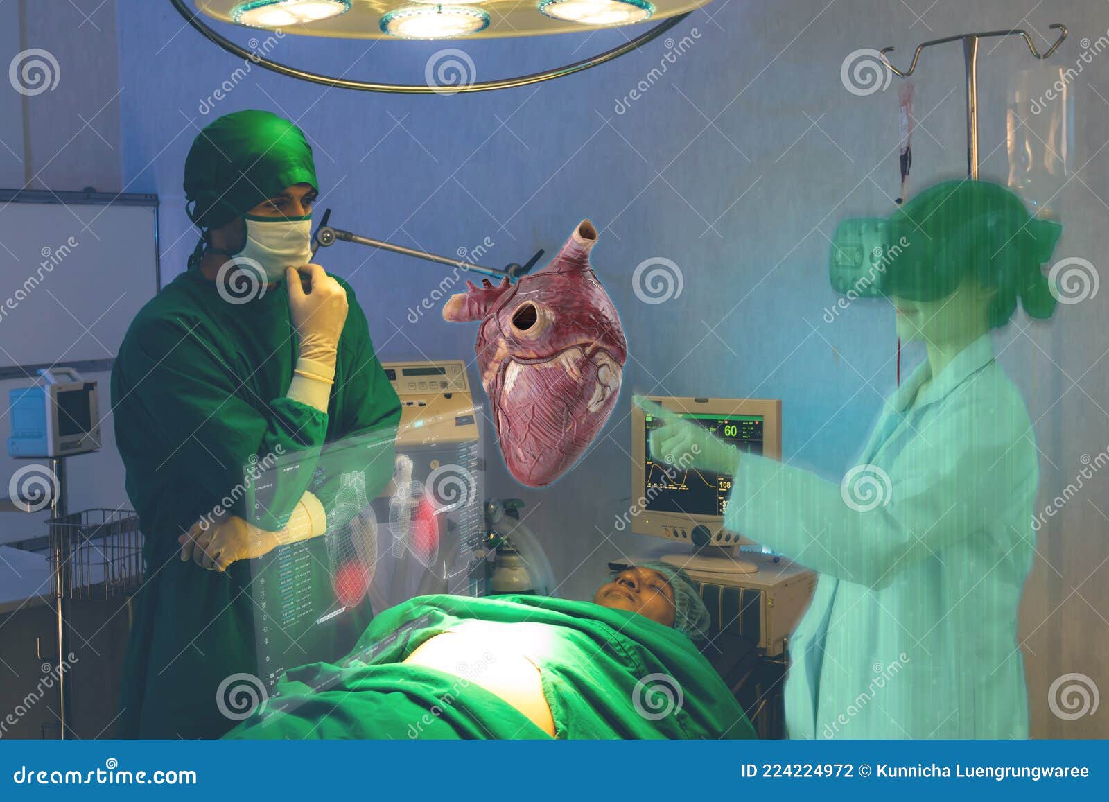 New Normal Futuristic Technology in Medical Concept Doctor Anlysis ...