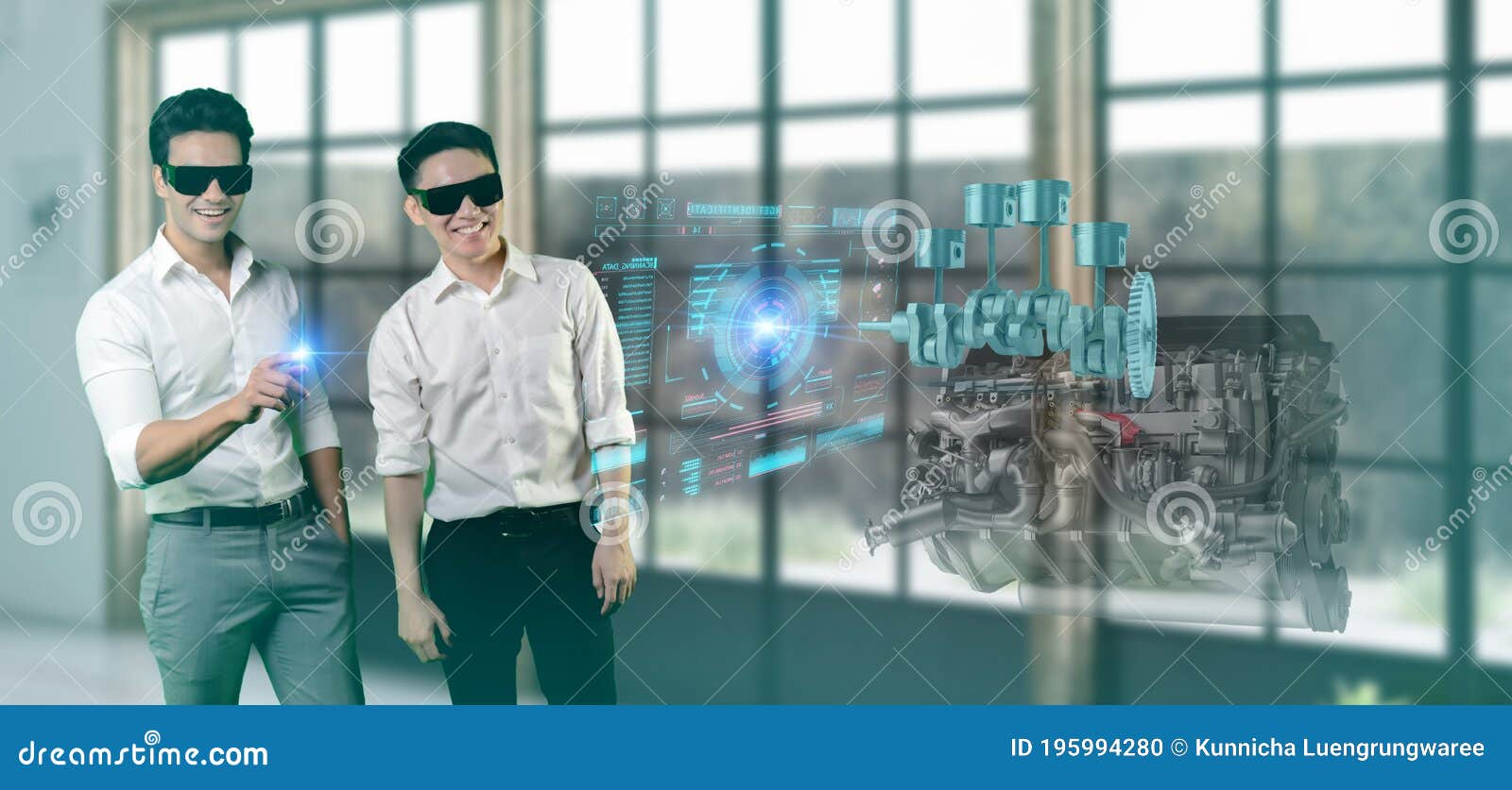 New Normal Futuristic Technology In Smart Automation Industrial Concept ...