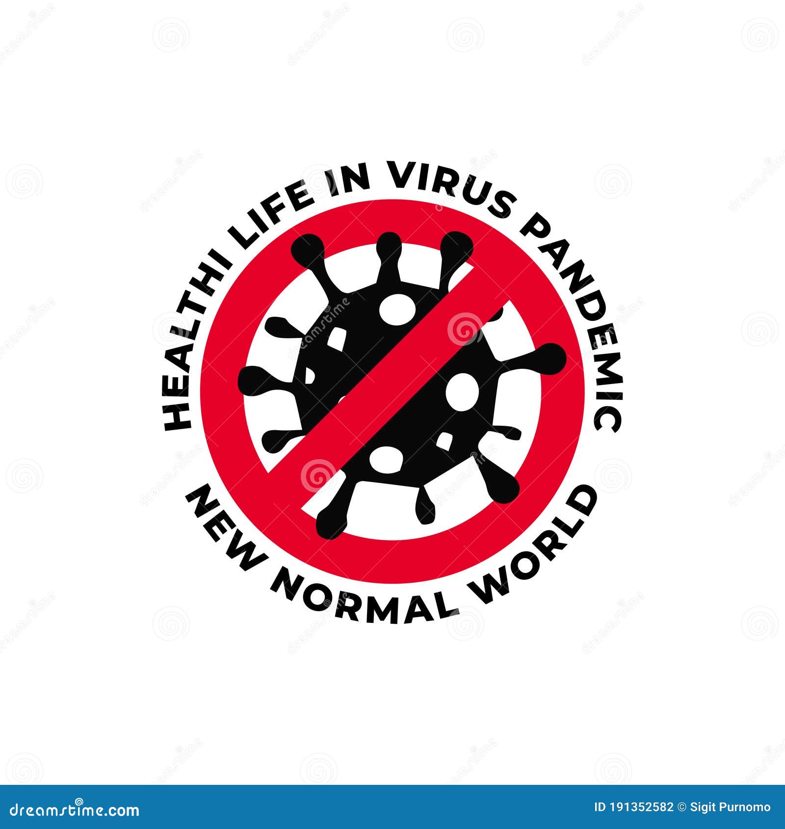 New Normal Icon Vector Illustration Stock Vector - Illustration of ...