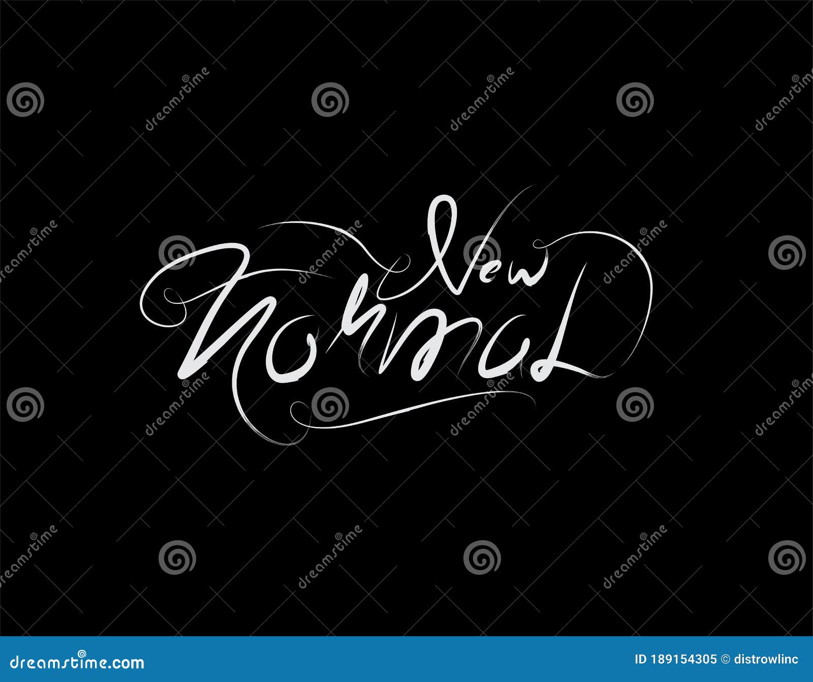 New Normal Lettering Text in Vector Illustration Stock Vector ...