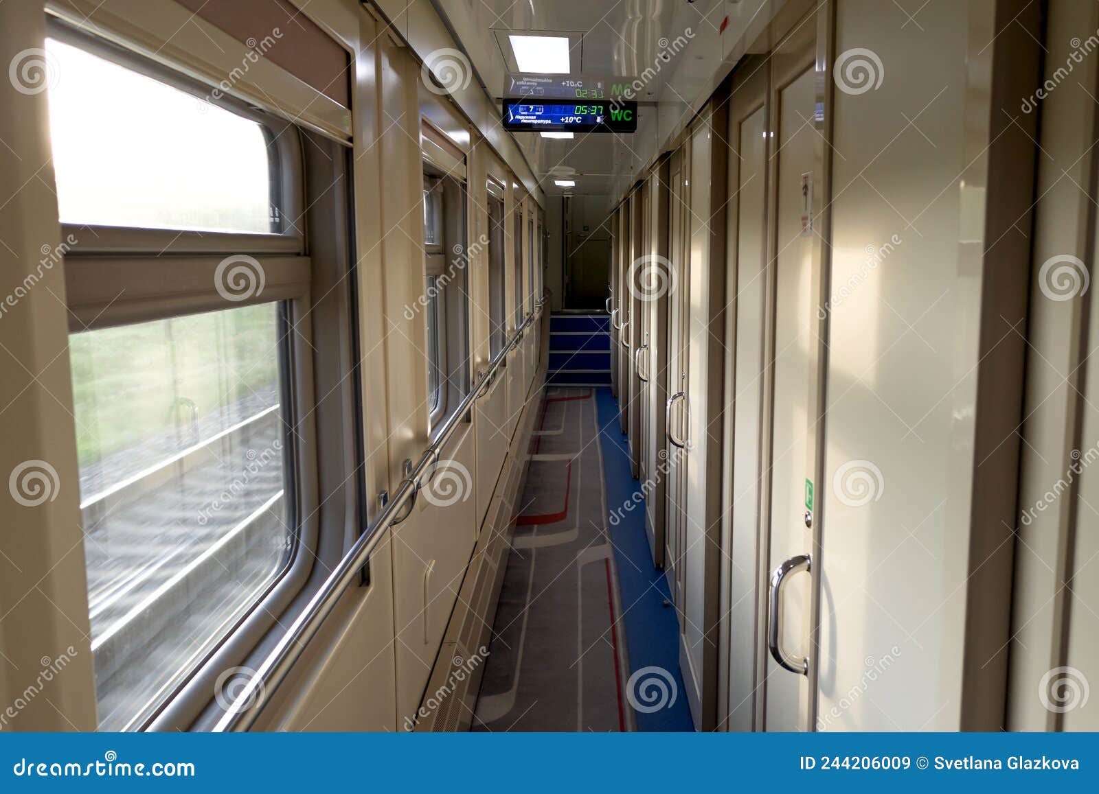 New Normal Local Travel Empty Train Carriage Stock Image - Image of ...