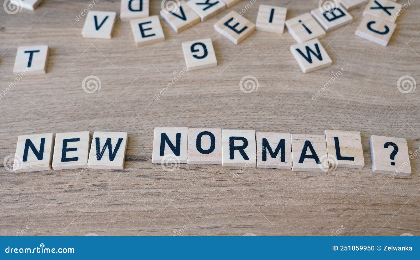 New Normal Question - Concept Stock Photo - Image of financial ...