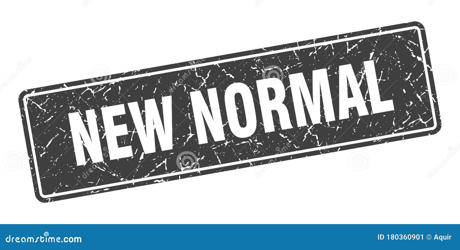 New Normal Sign. New Normal Grunge Stamp Stock Vector - Illustration of ...
