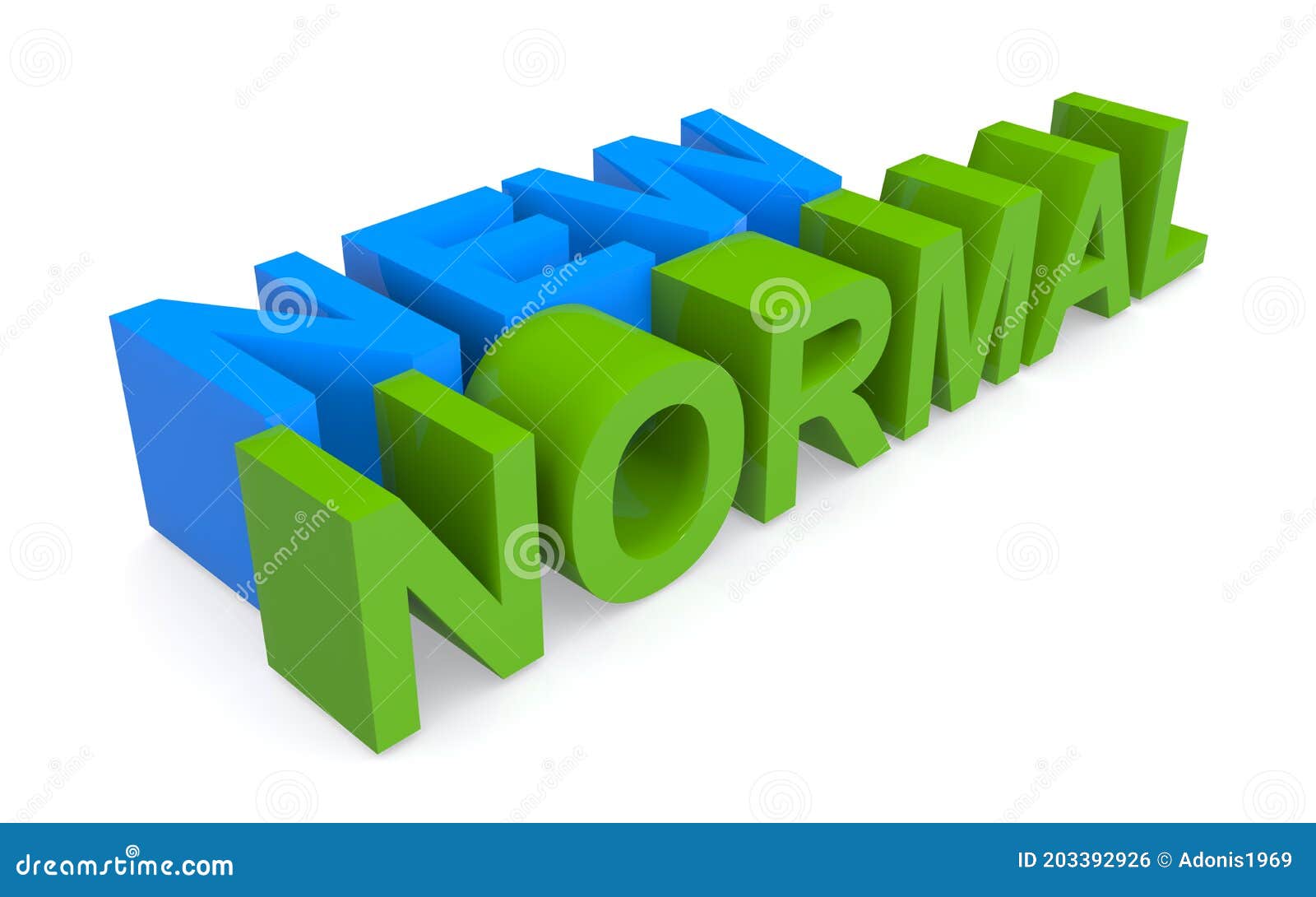 New normal on white stock illustration. Illustration of armchair ...