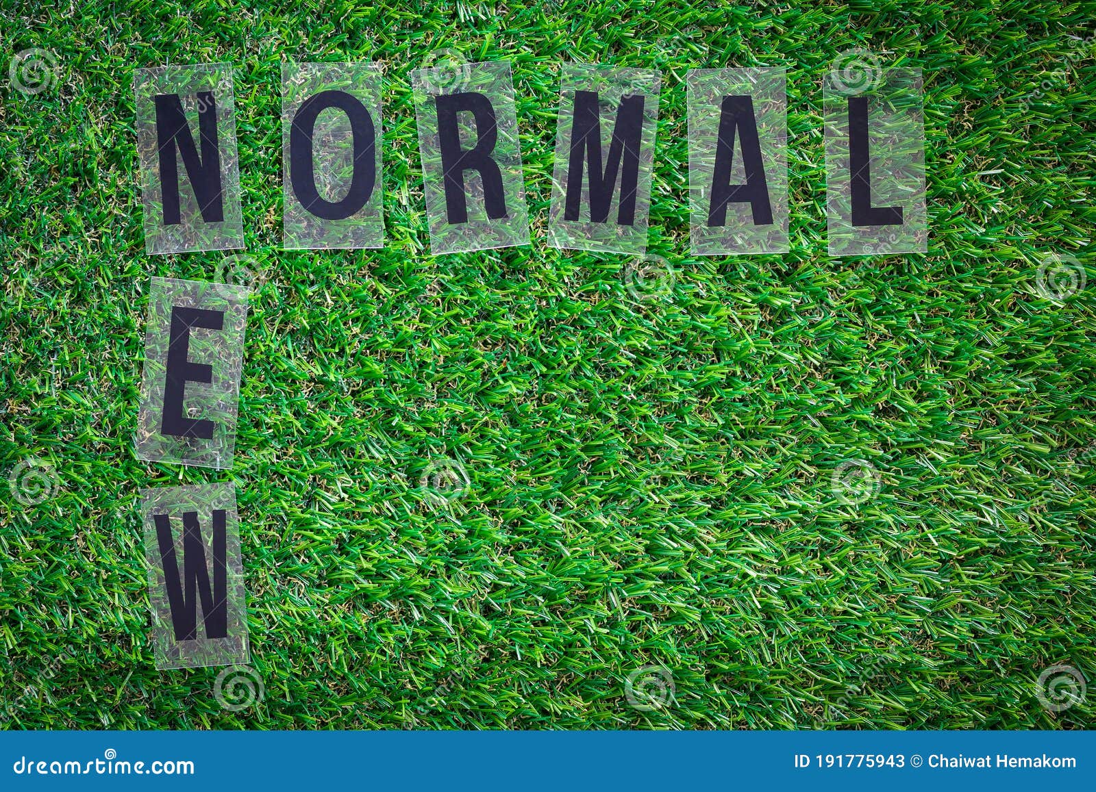 New Normal Word On Engraved Wooden Blocks Isolated On White Stock Photo ...