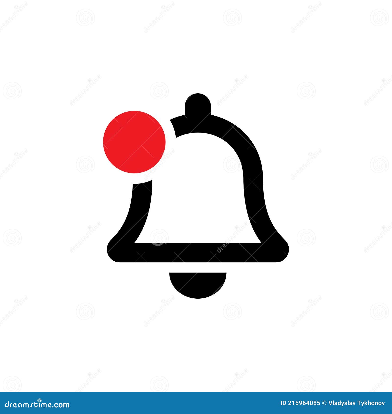 New Notification Vector Icon. Bell with Notification Symbol for Social ...