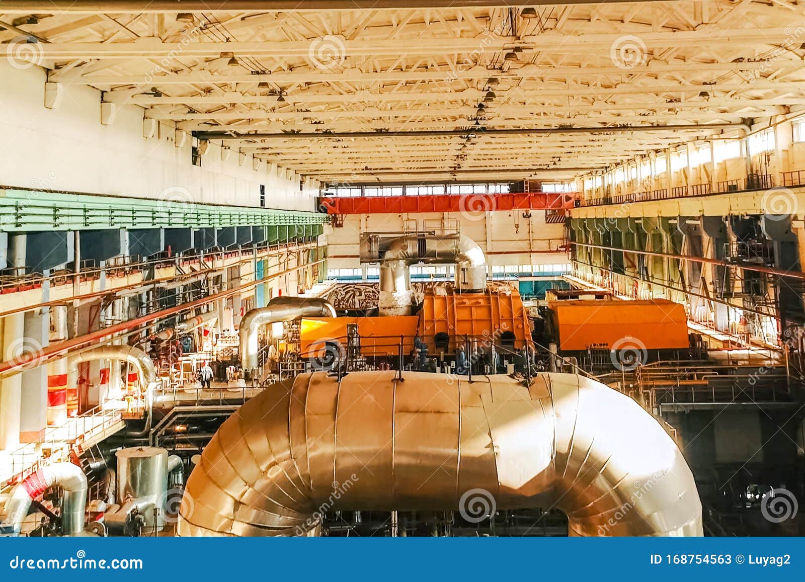 New Nuclear Power Plant. View of Power Plant Stock Image - Image of ...