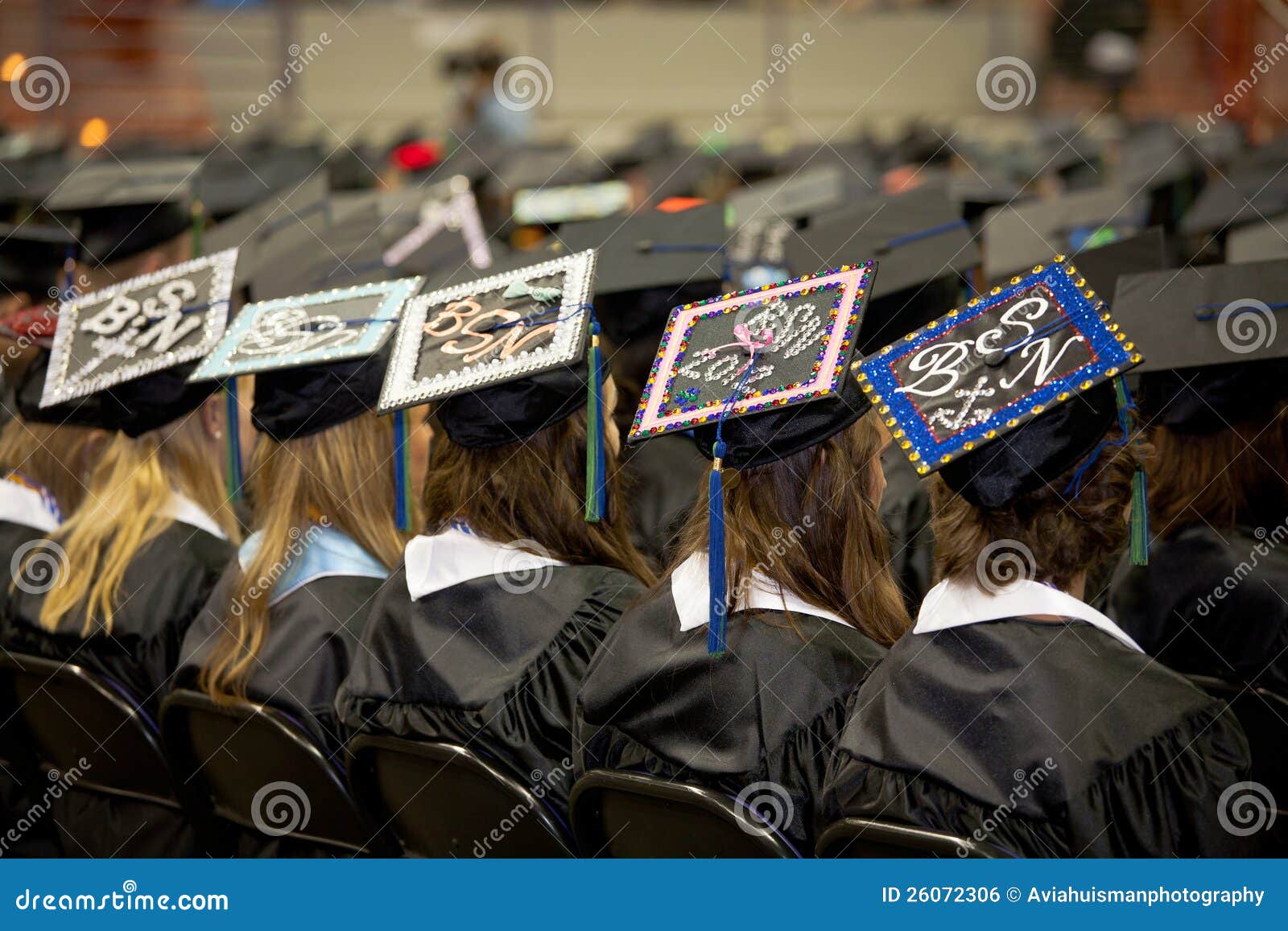 New Nurses: University Graduates with BSN Degrees Editorial Photo ...