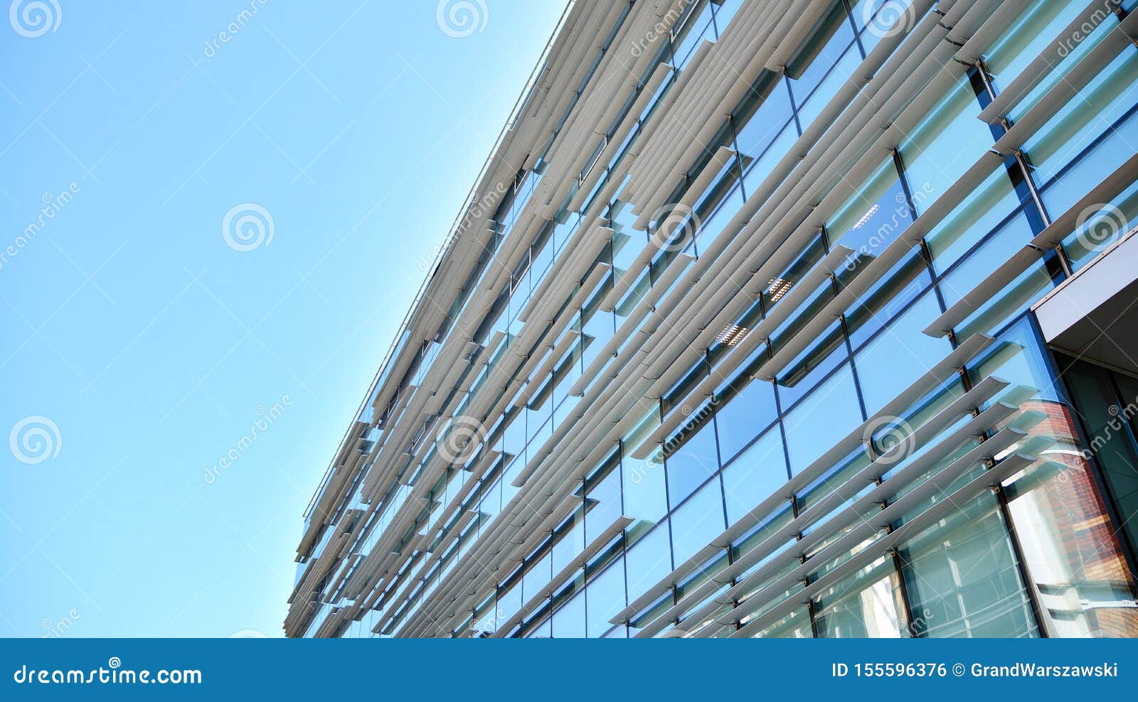 New Office Building in the City Center. Stock Photo - Image of glass ...