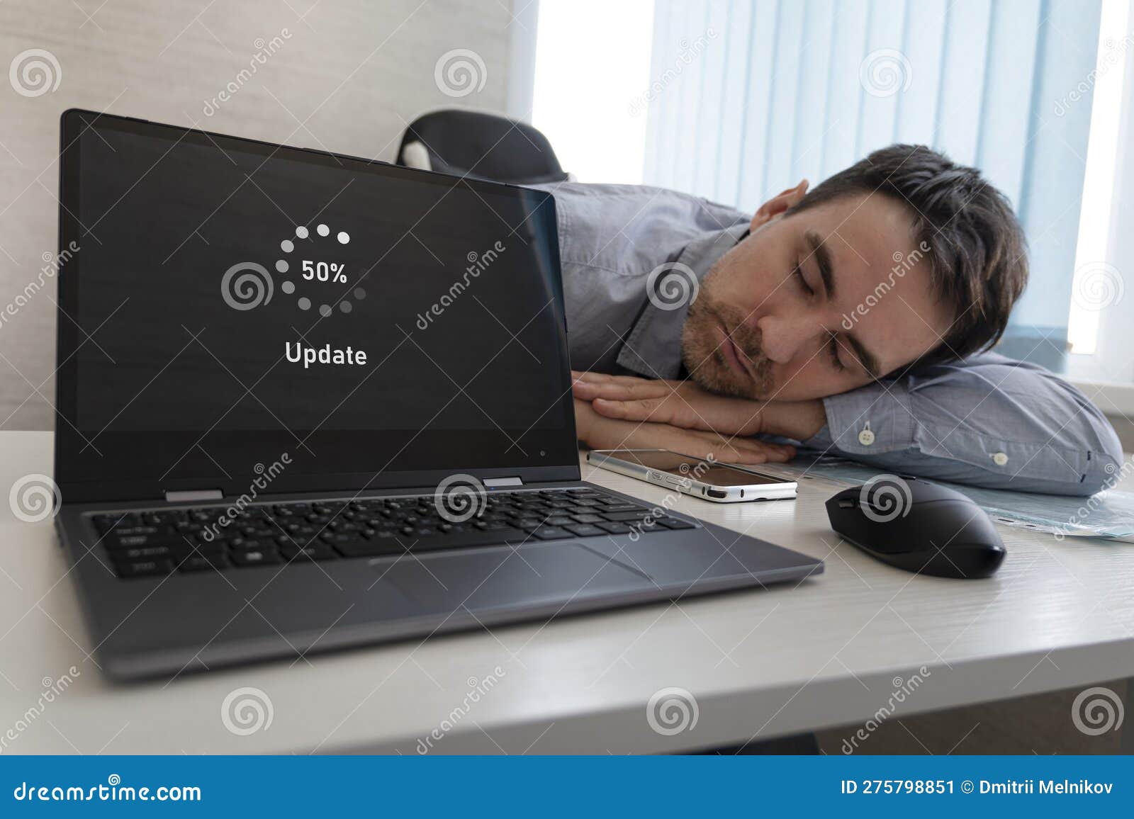 A New Operating System Update. Software is in Process of Updating. the ...