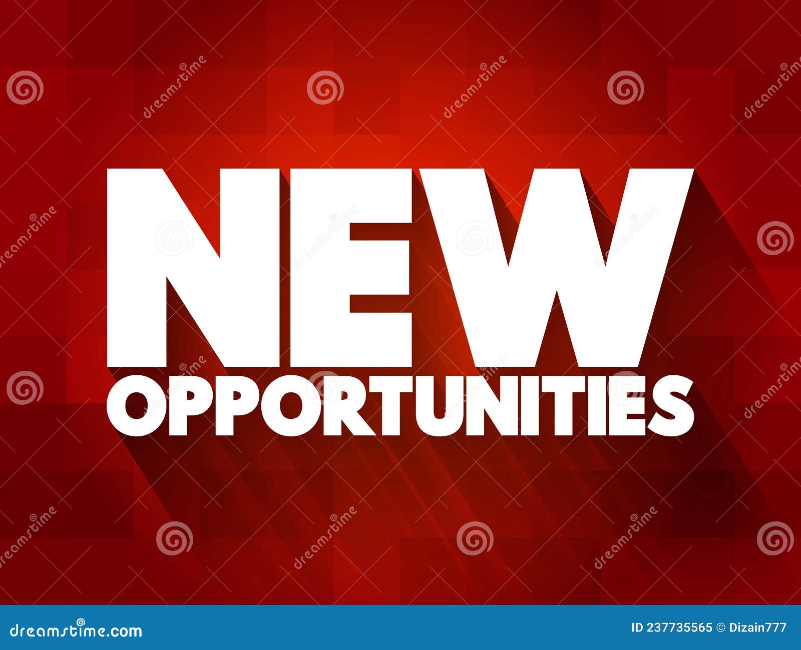 New Opportunities Text, Concept Background Stock Illustration ...