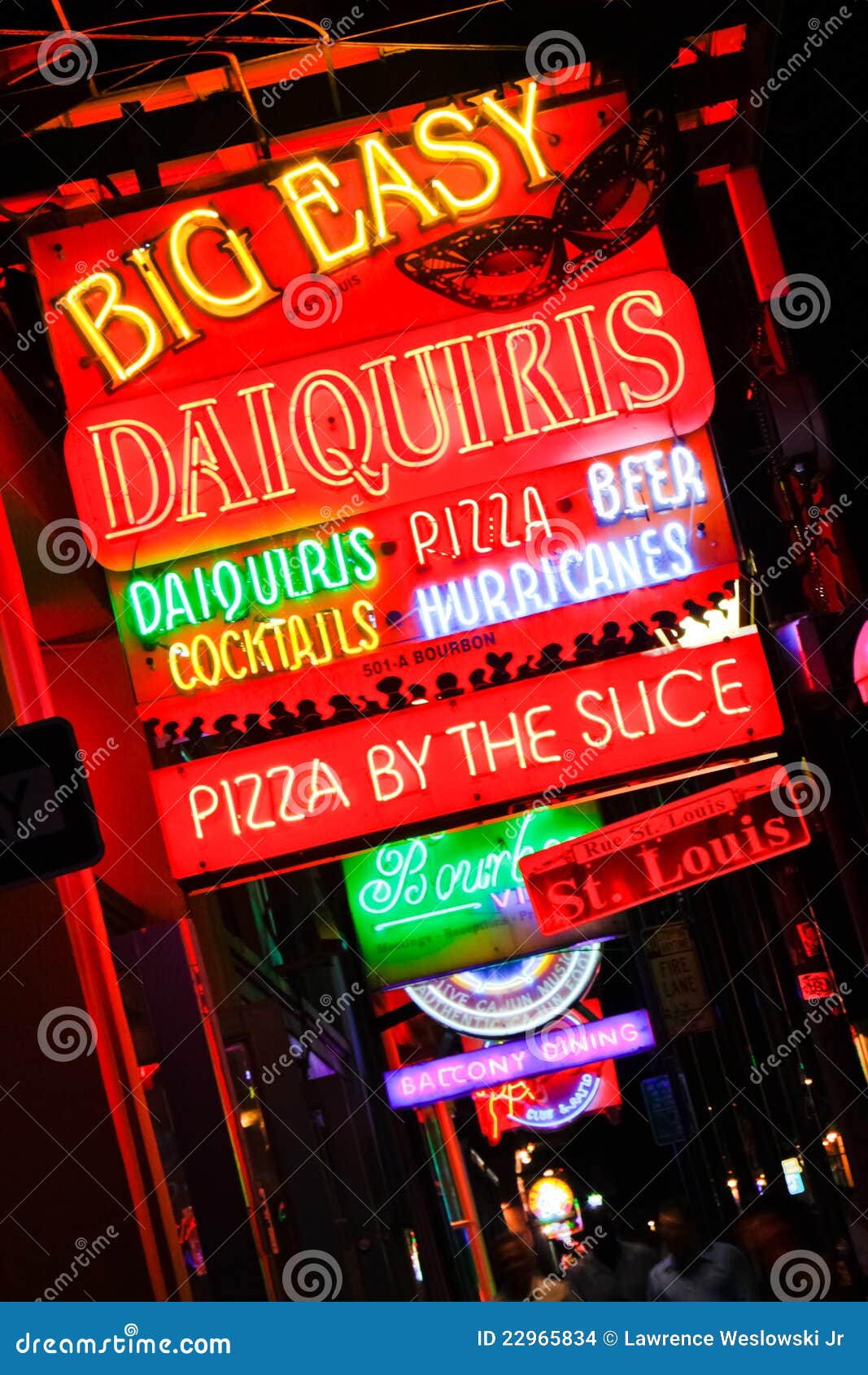 New Orleans Big Easy Daiquiris! Editorial Stock Image - Image of ...