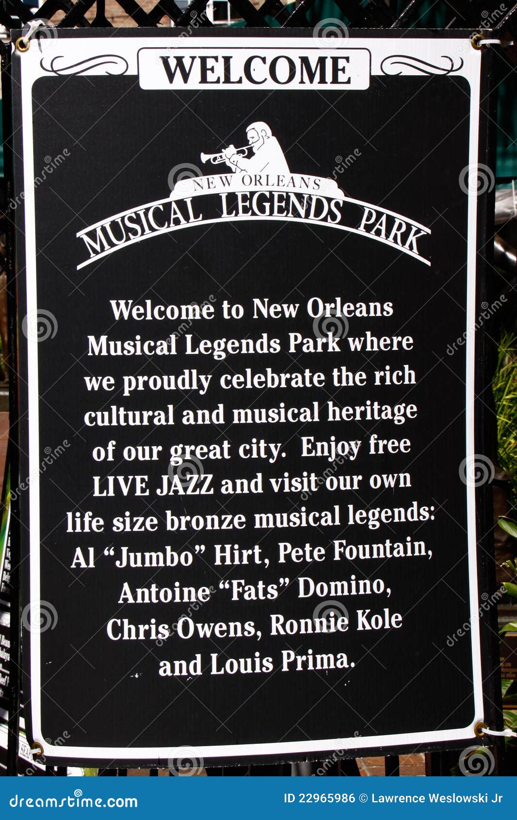 New Orleans - Musical Legends Park Editorial Photo - Image of america ...