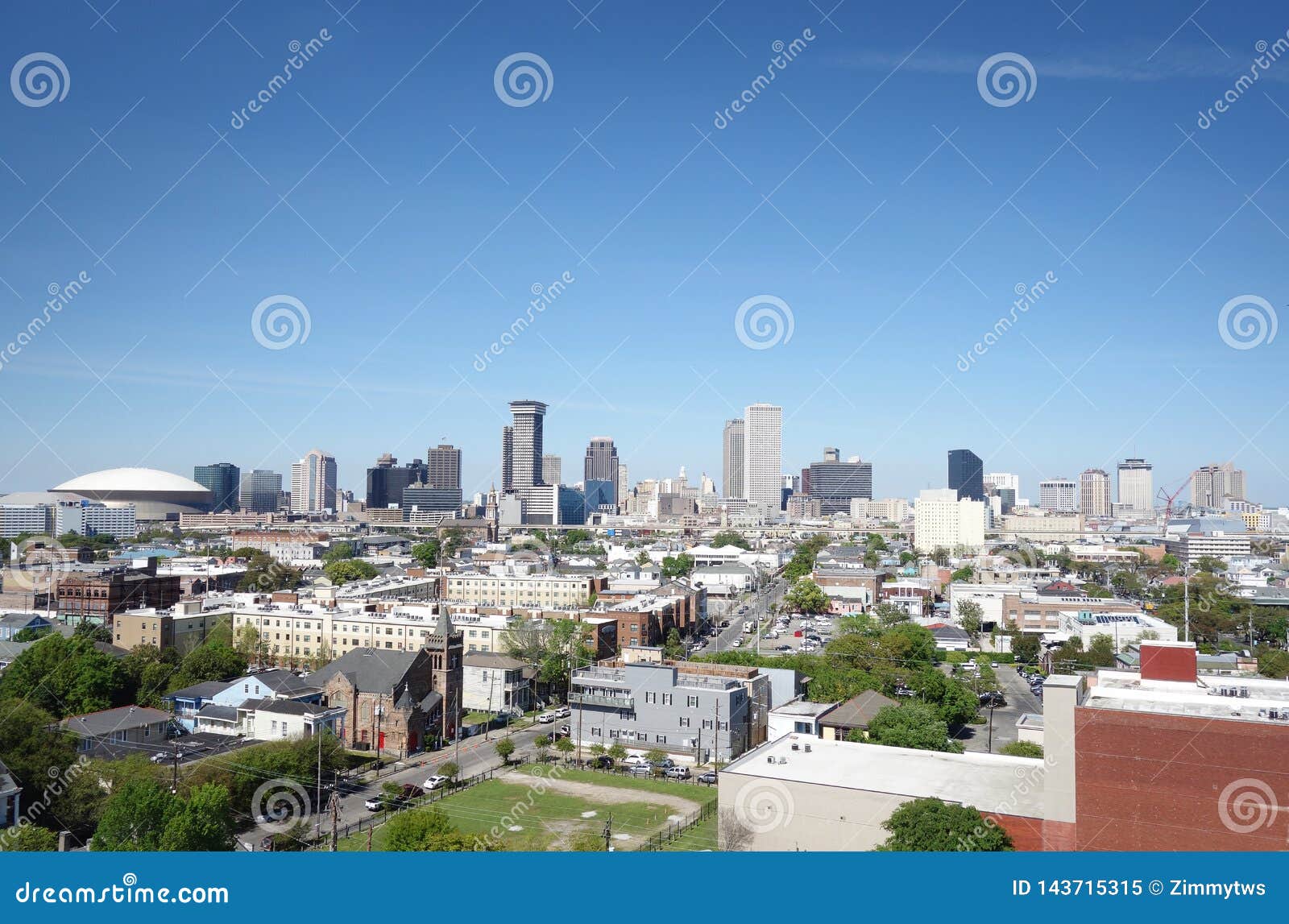 New Orleans skyline view stock image. Image of buildings - 143715315