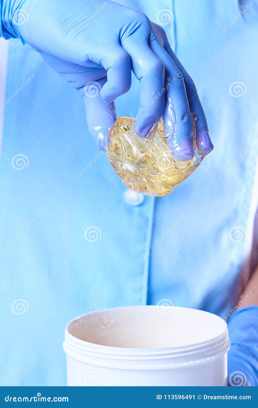 A New Pack of Sugaring Paste and a Piece of Golden Luminous Sugaring ...