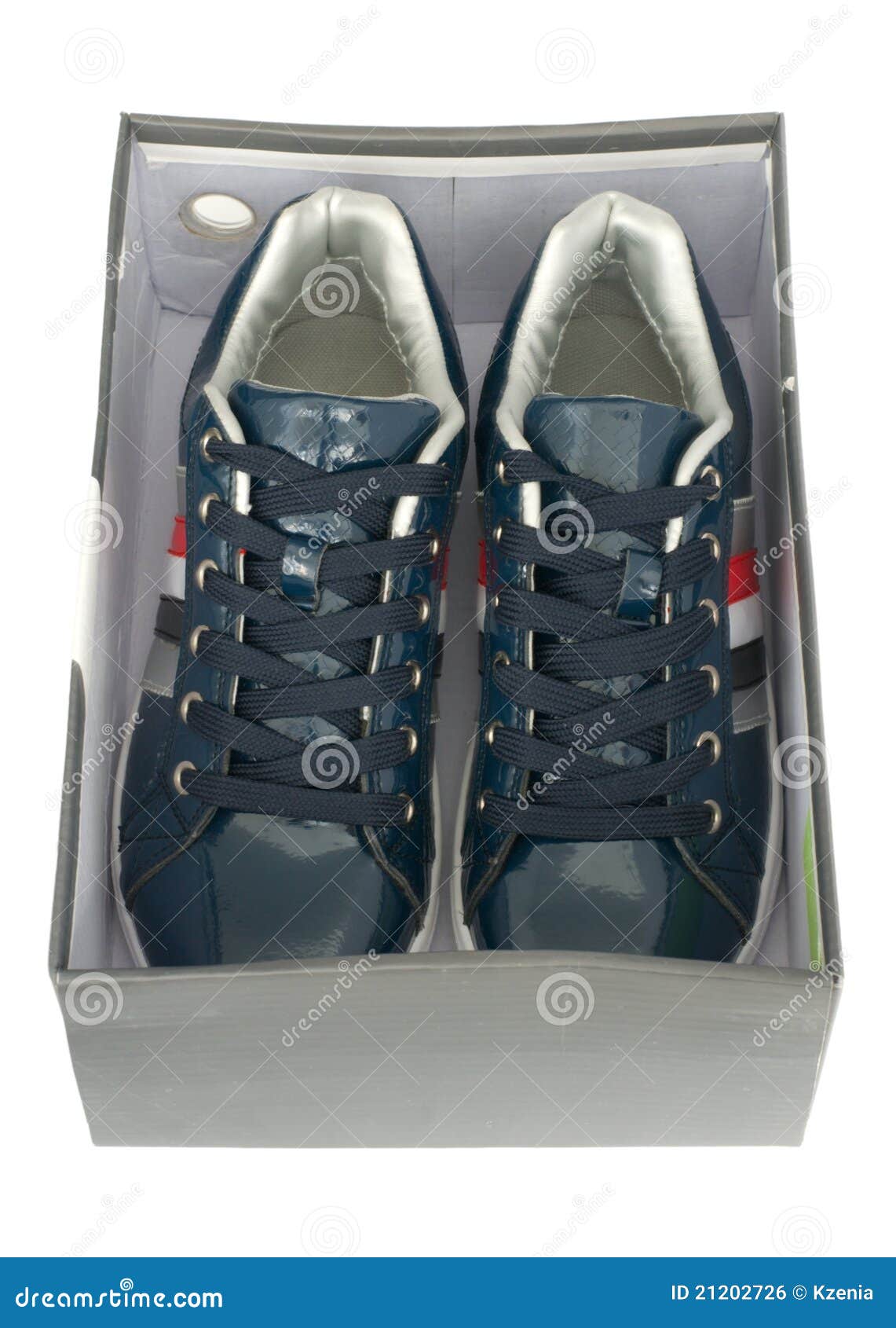 New Pair Of Sneakers In Box Stock Photo - Image of beauty, boot: 21202726