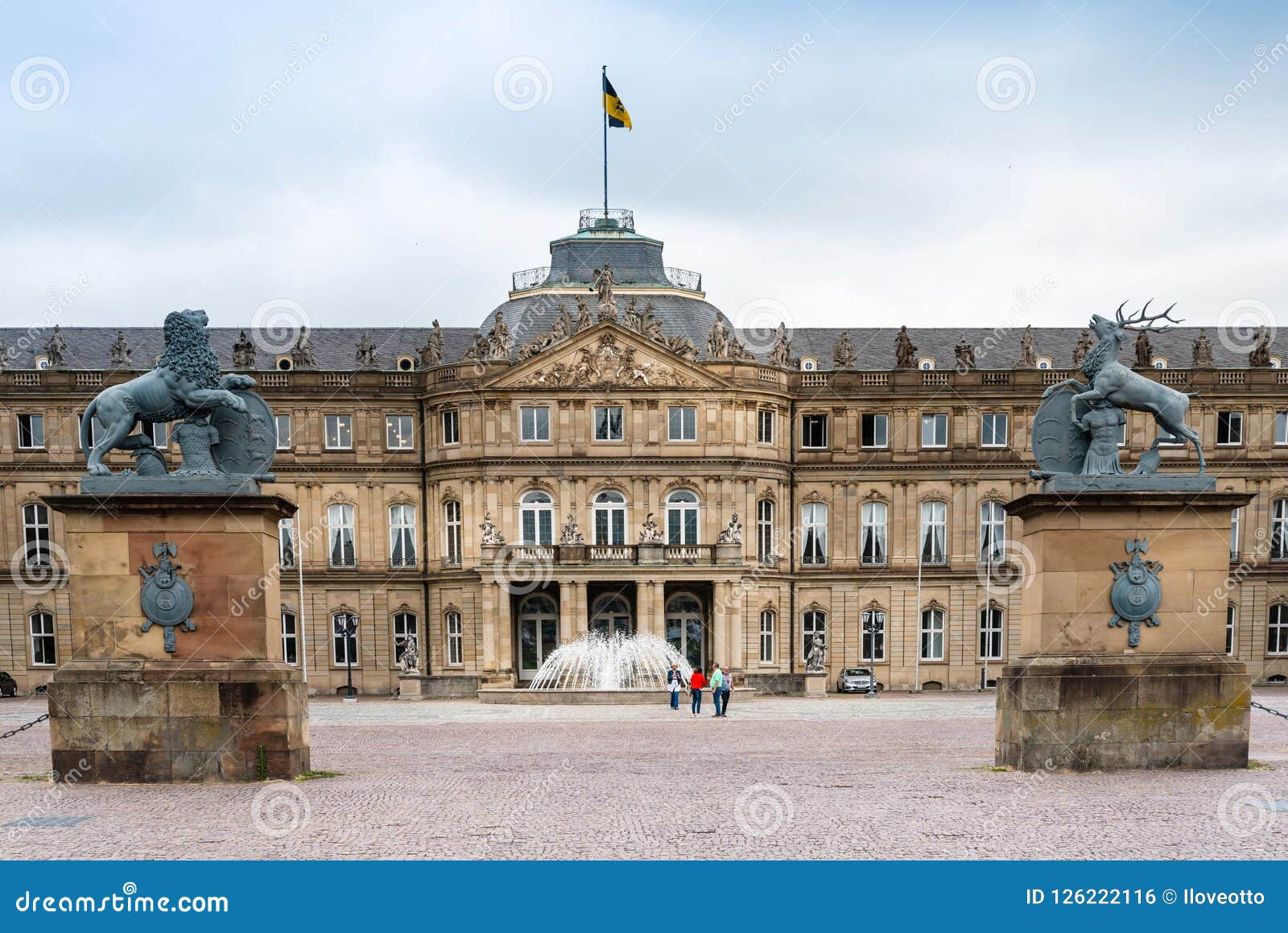 New Palace Stuttgart Germany Editorial Photo - Image of wuerttemberg ...