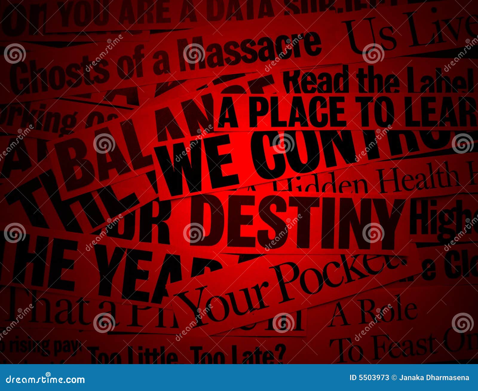 New paper headlines stock image. Image of global, papers - 5503973