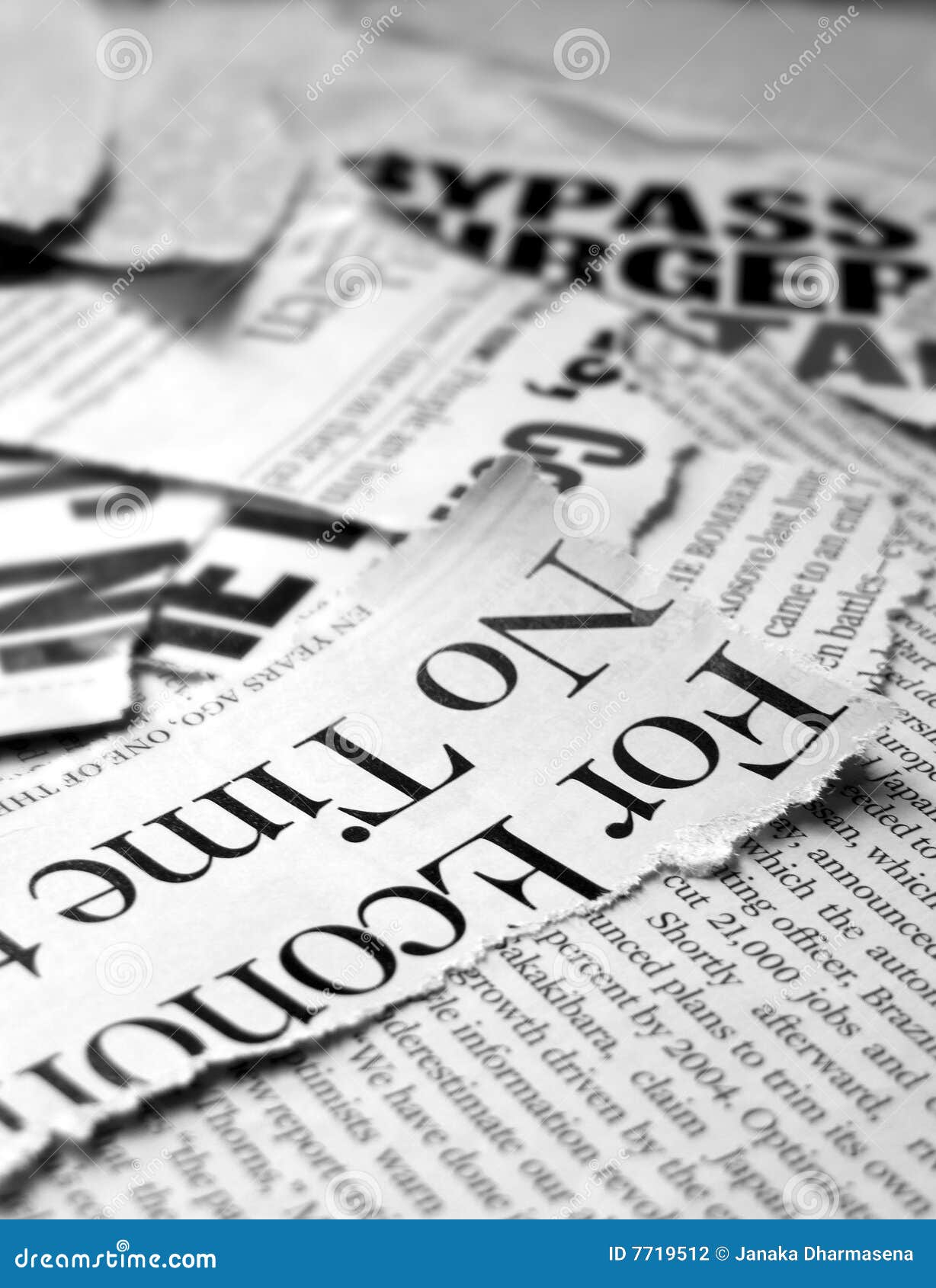 New paper headlines stock photo. Image of media, news - 7719512