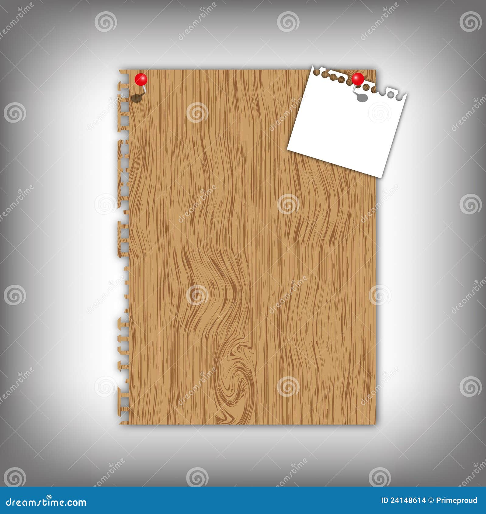 New paper pad with texture stock illustration. Illustration of ...