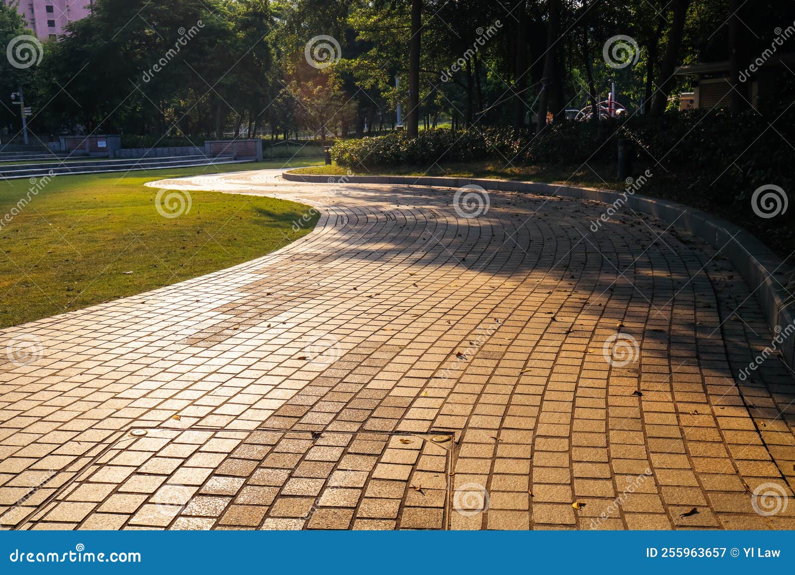 New Pathway and Beautiful Trees Track for Walking 13 Sept 2022 Stock ...