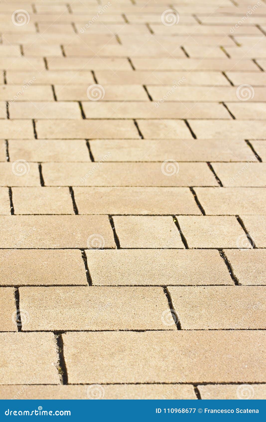 New Paving Made With Grey Stone Slabs And Small Stone Cube Blocks ...