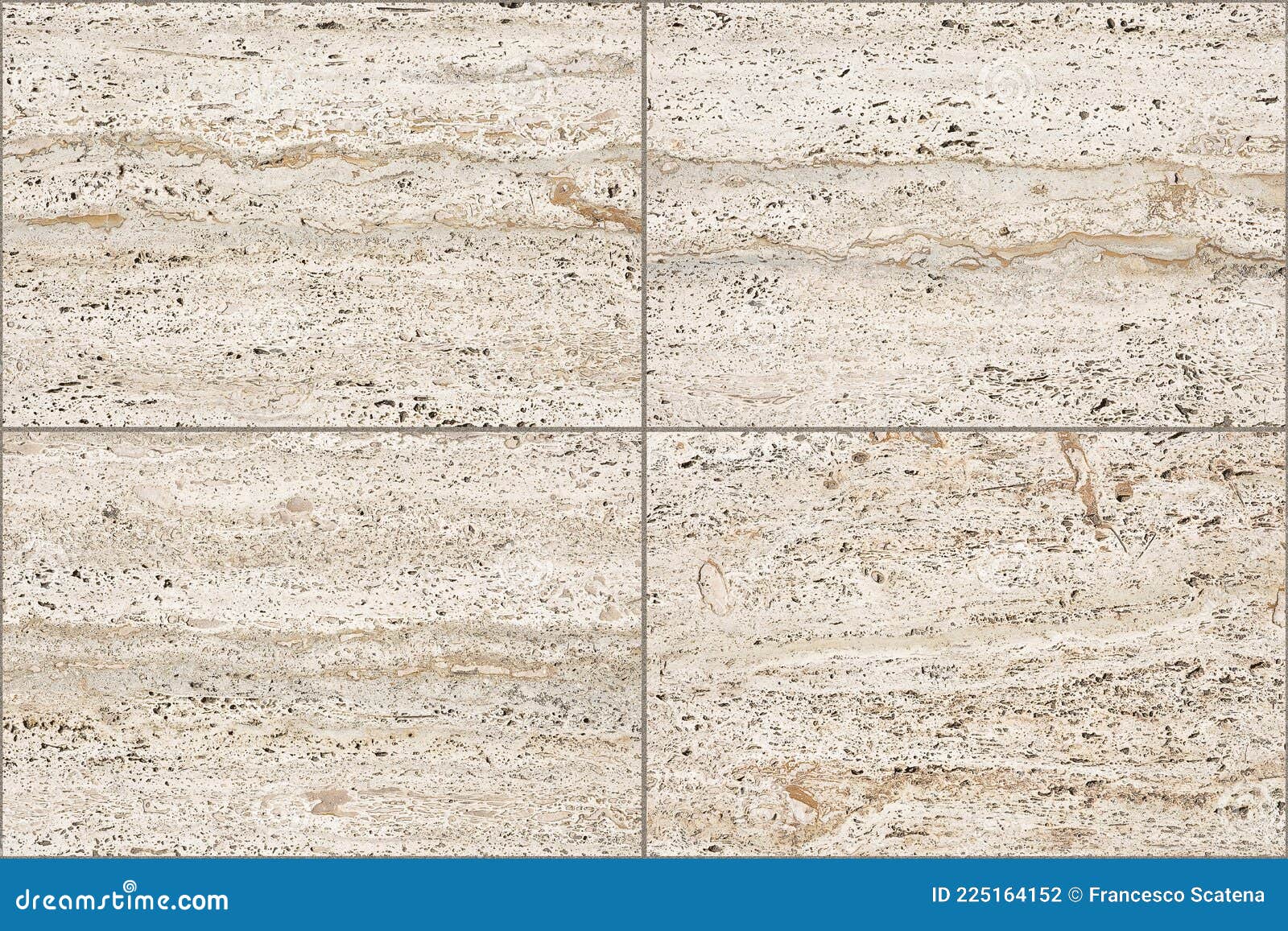 New Paving Made with Italian Travertine Stone Blocks of Rectangular ...