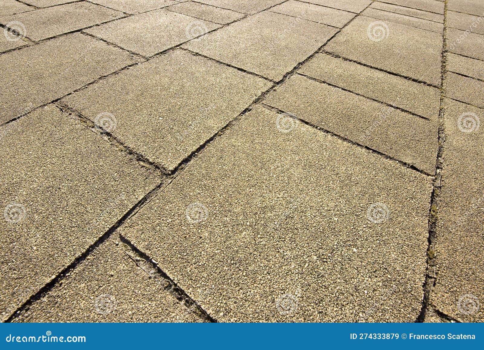 New Paving Made with Stone and Concrete Blocks Stock Image - Image of ...