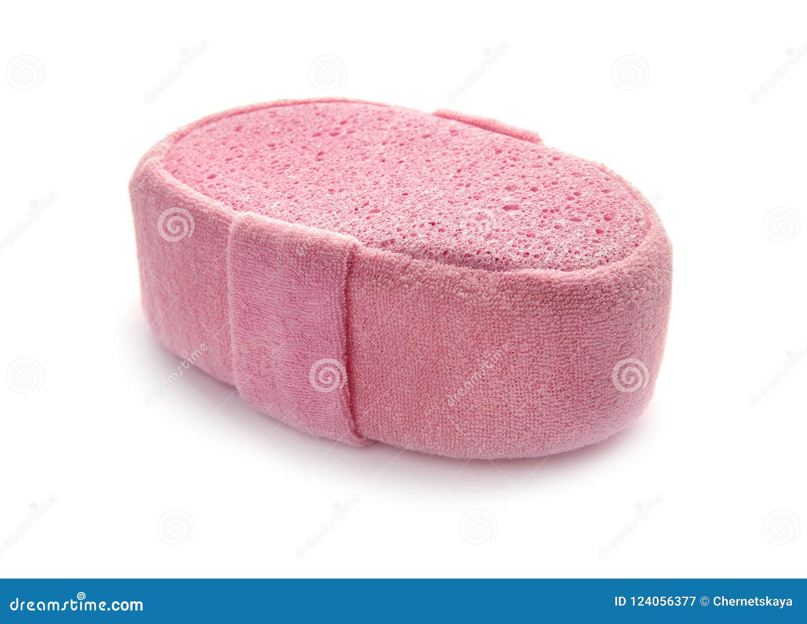 New pink bath sponge stock image. Image of beauty, isolated - 124056377