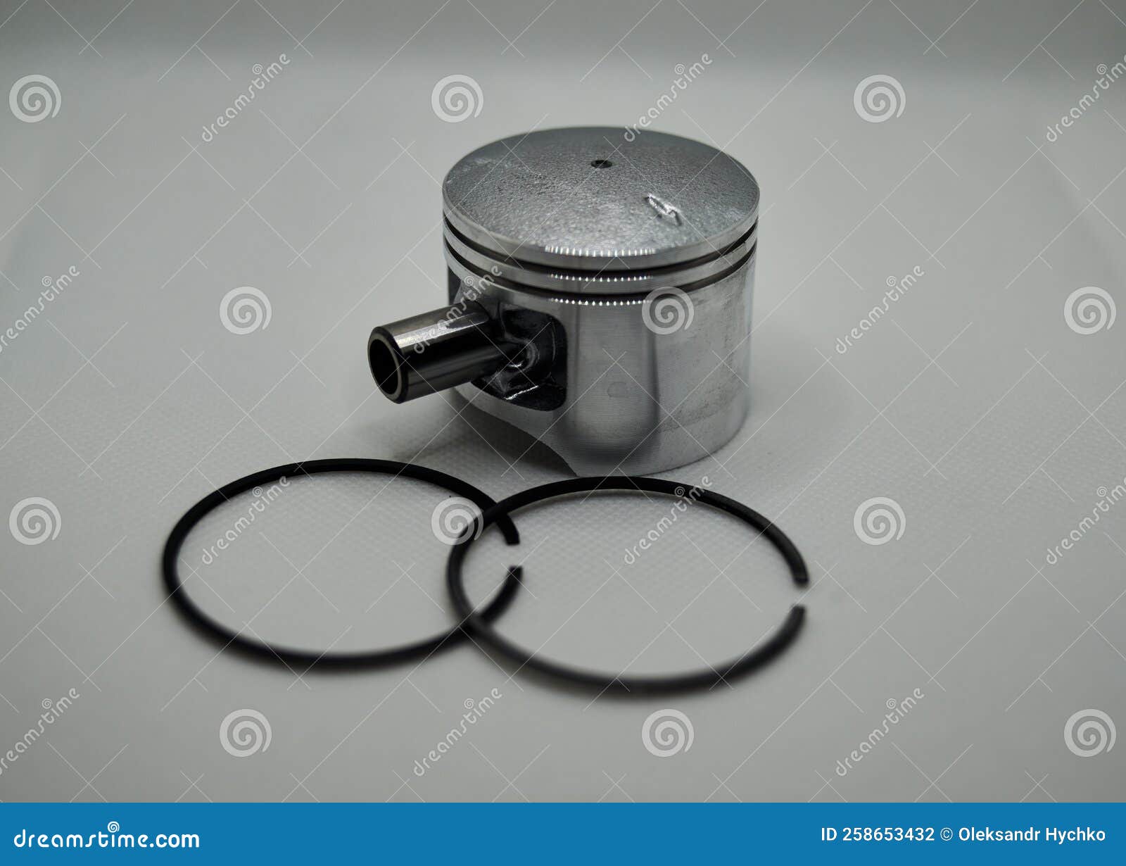 New Piston and Rings for Chainsaw Stock Photo - Image of chain, service ...