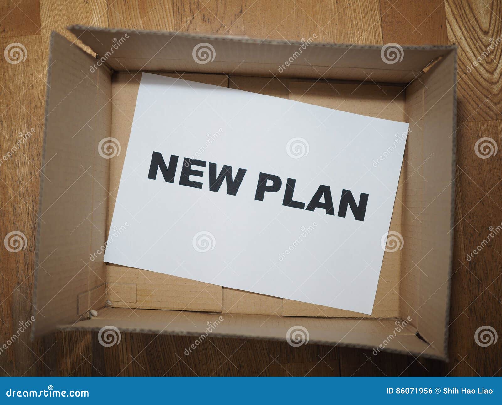 New plan concept stock photo. Image of motivation, metaphor - 86071956