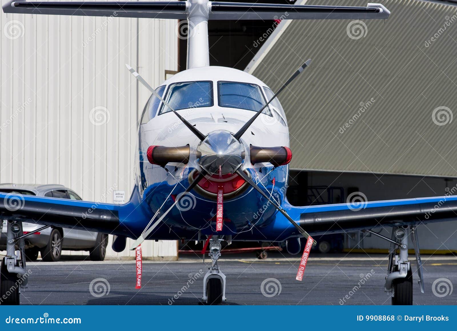 New Plane at Hanger stock photo. Image of aircraft, airplane - 9908868