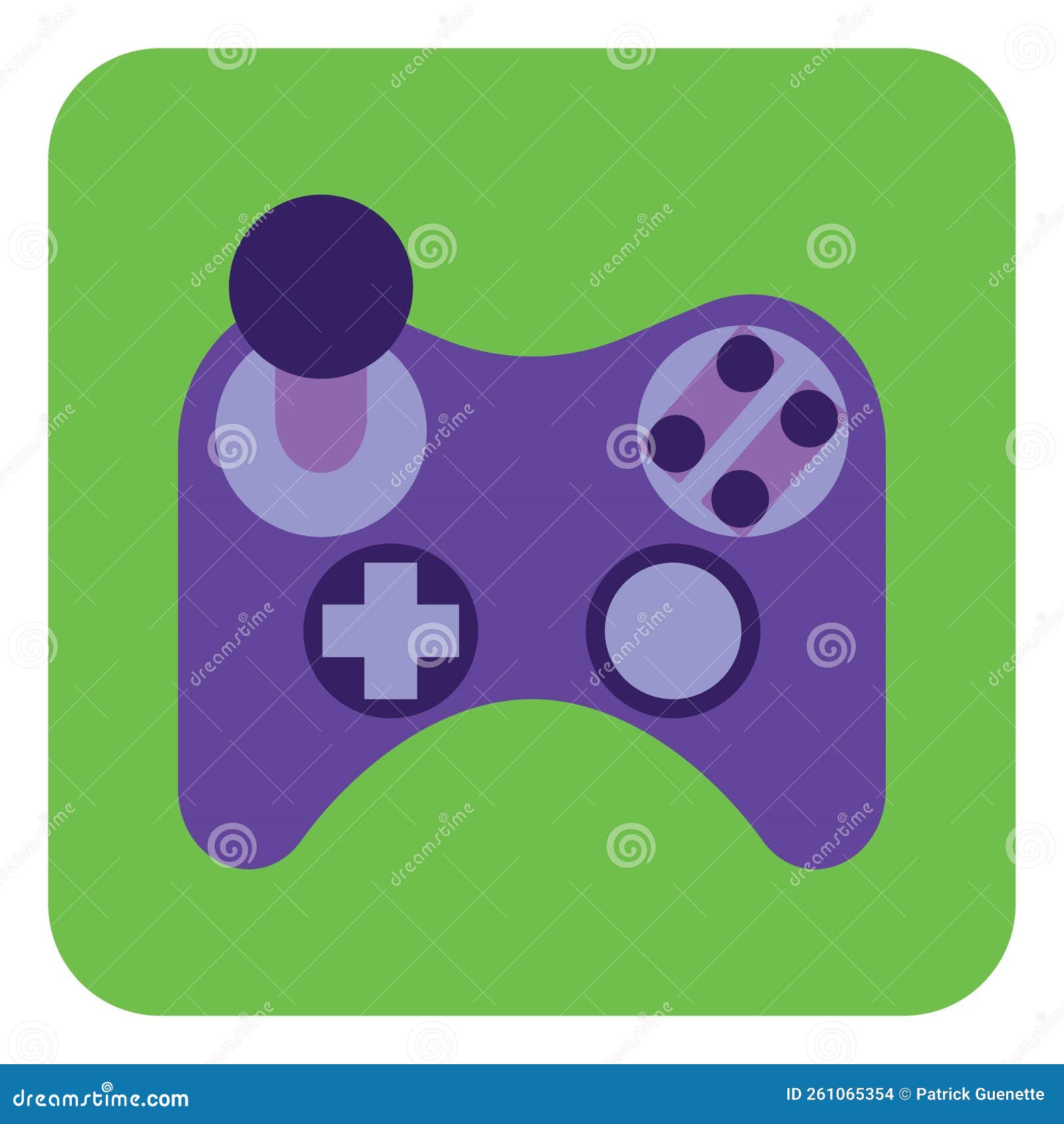 New Playstation Controller, Icon Stock Vector - Illustration of ...