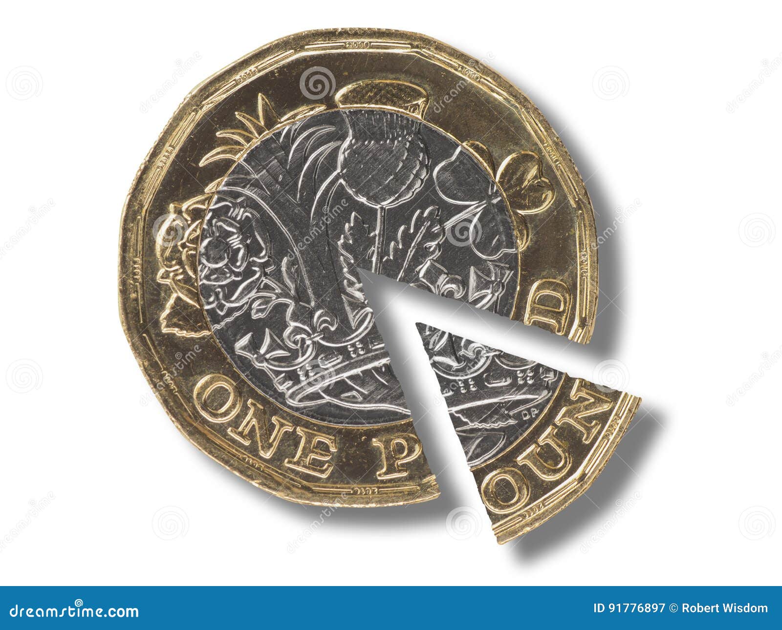 Pound Coin Pile Royalty-Free Stock Photography | CartoonDealer.com ...