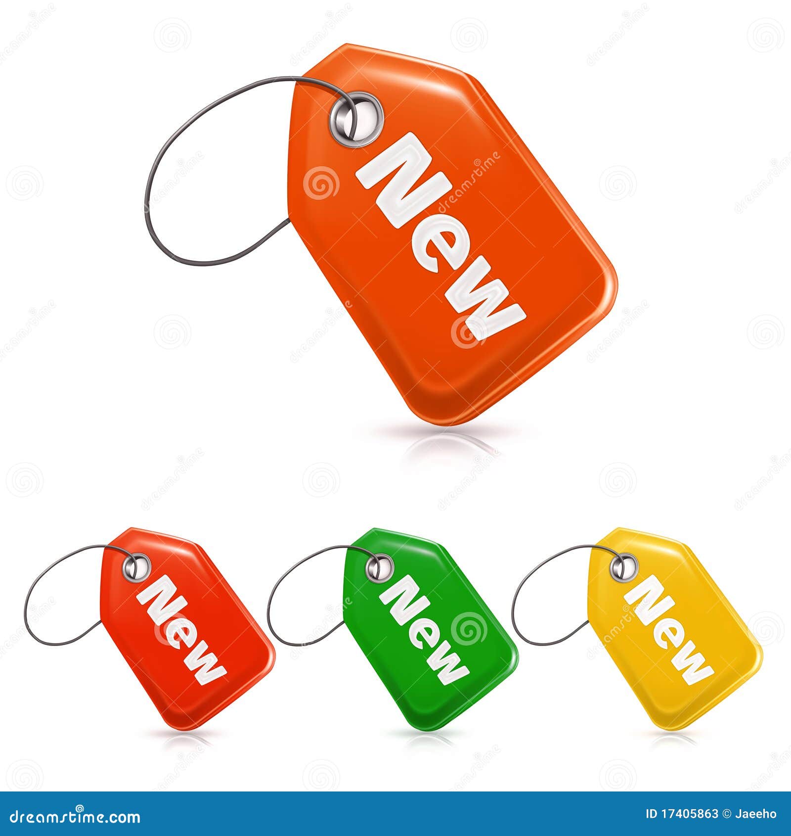 New Price Tag, icon stock vector. Illustration of isolated - 17405863