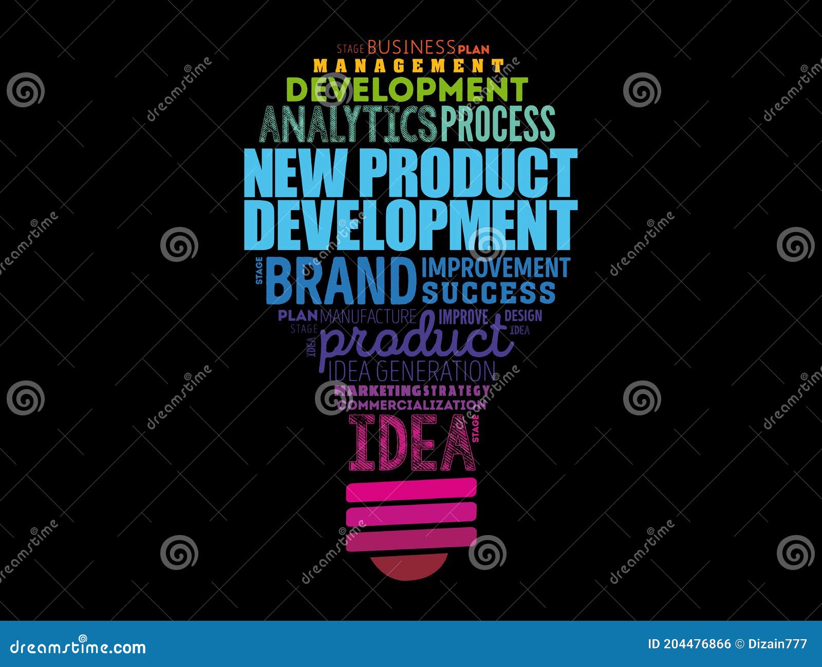 New Product Development Light Bulb Word Cloud Stock Illustration ... New Product Development Light Bulb Word Cloud Stock Illustration ...