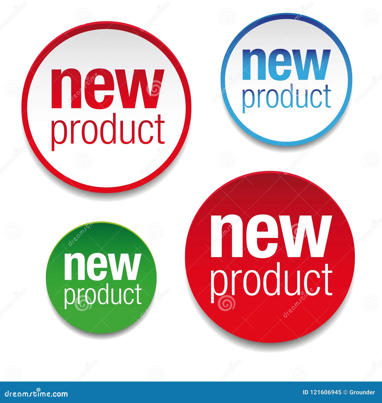 New Product label set tag stock vector. Illustration of design - 121606945