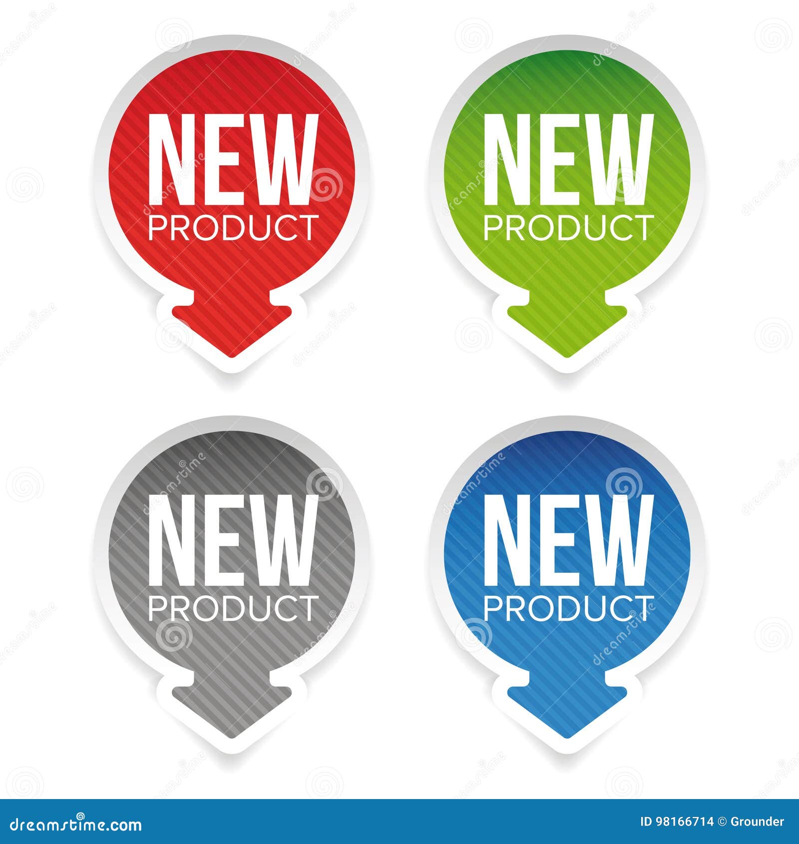 New Product round label stock vector. Illustration of label - 98166714