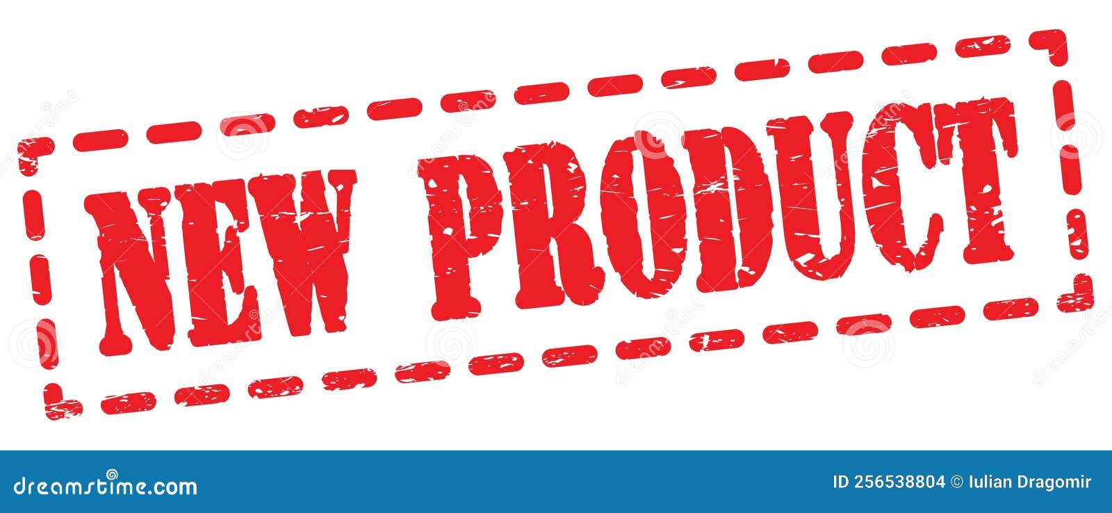 NEW PRODUCT Text Written on Red Stamp Sign Stock Illustration ...
