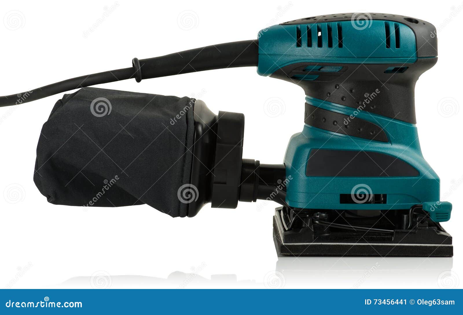 New Professional Finishing Sander Stock Image - Image of white ...