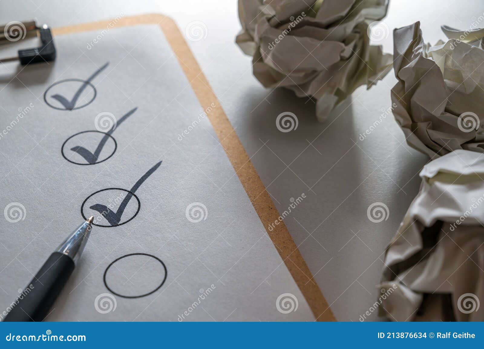 A New Project is Planned with Ideas and Rejected, Presented with a ...